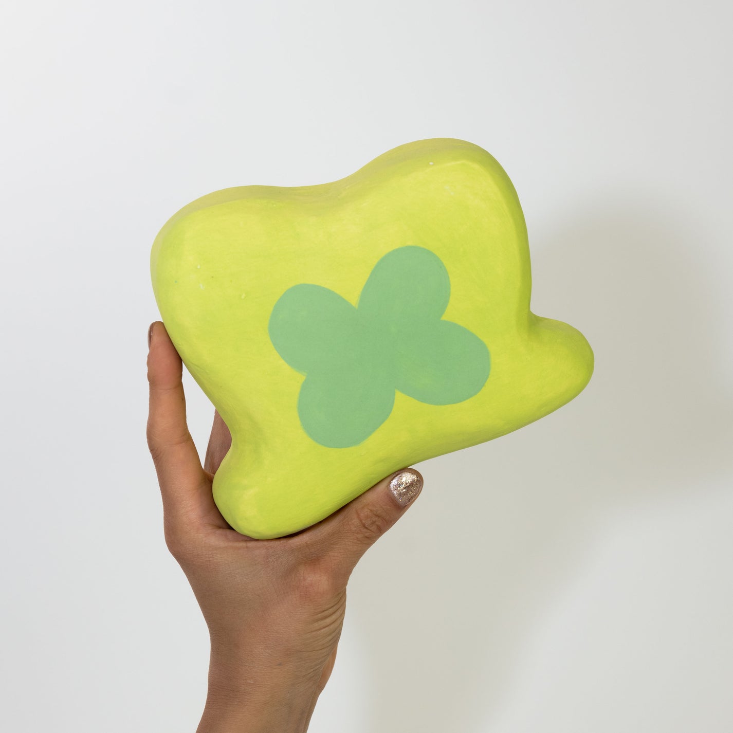 Jumbo "Lucky Charm" Green Clover Ceramic Sculpture – Jacqueline Tse ...