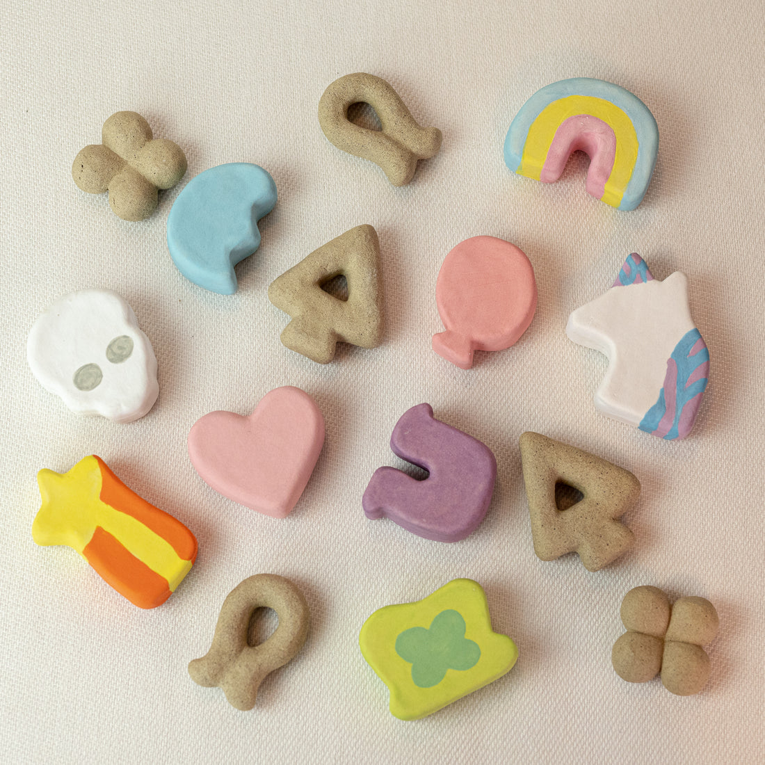 Pre Order: Set of "Lucky Charm" Ceramic Sculpture (15 pieces ...